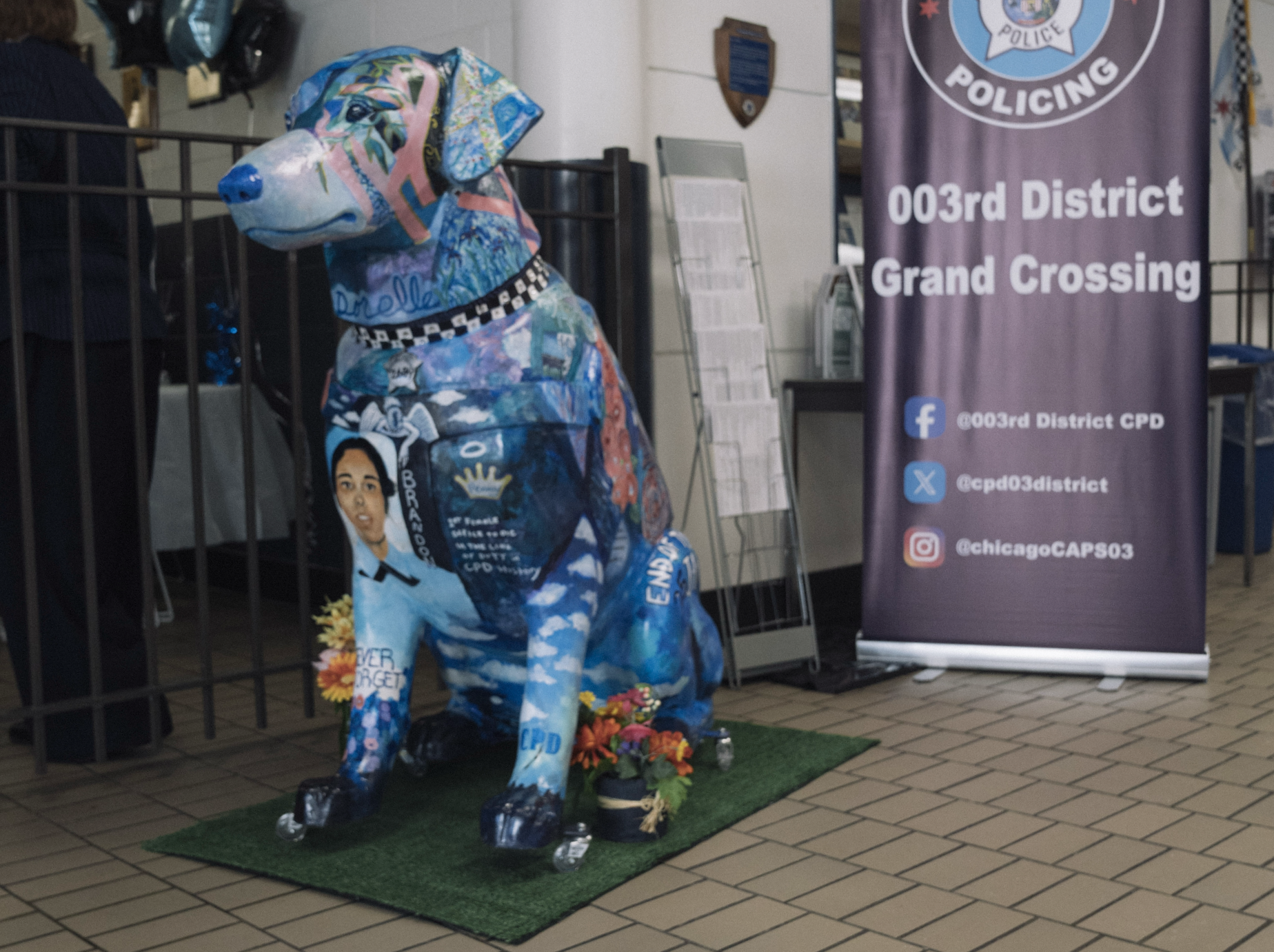 The Community Room of the 3rd District is re-dedicated to the memory of ...